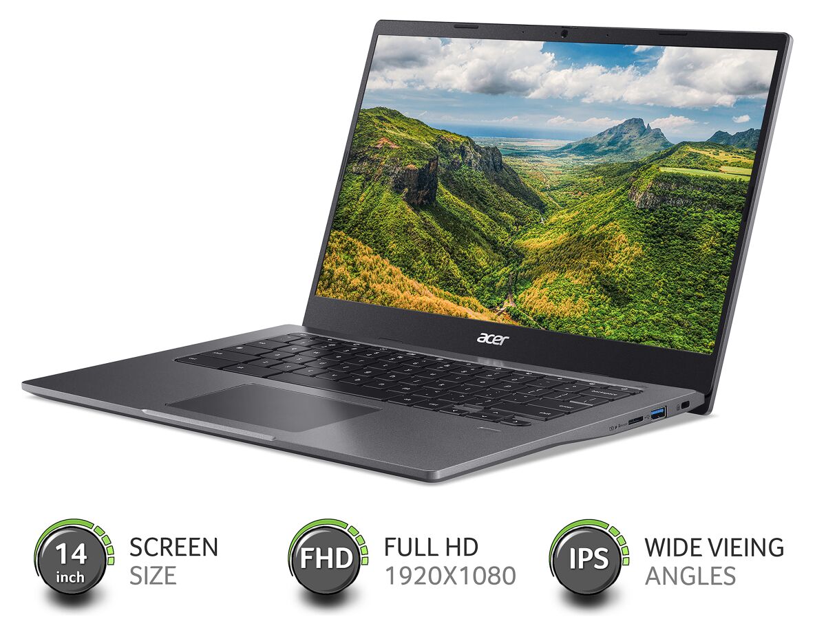 Acer Chromebook Acer Chromebook 514 CB514-1W - (Intel Core i3-1115G4, 8GB, 128GB - NX.AWDEK.003 ...